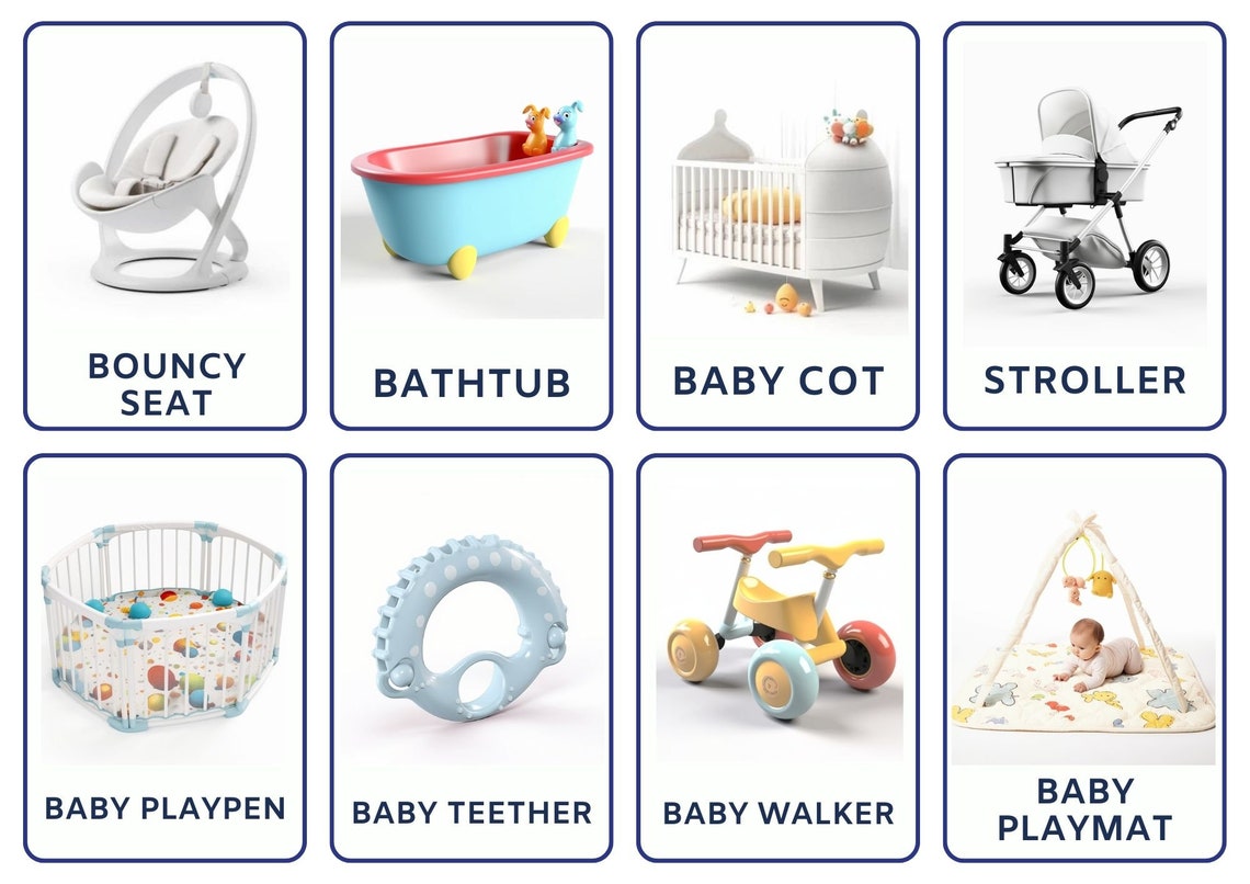 Flashcard Bundle of Kids Learning Adventures Including Toys, Kids ...