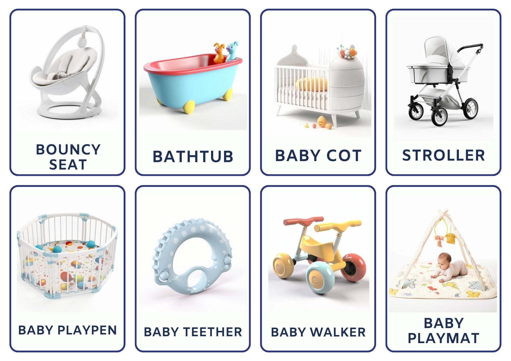 Flashcard Bundle of Kids Learning Adventures Including Toys, Kids ...