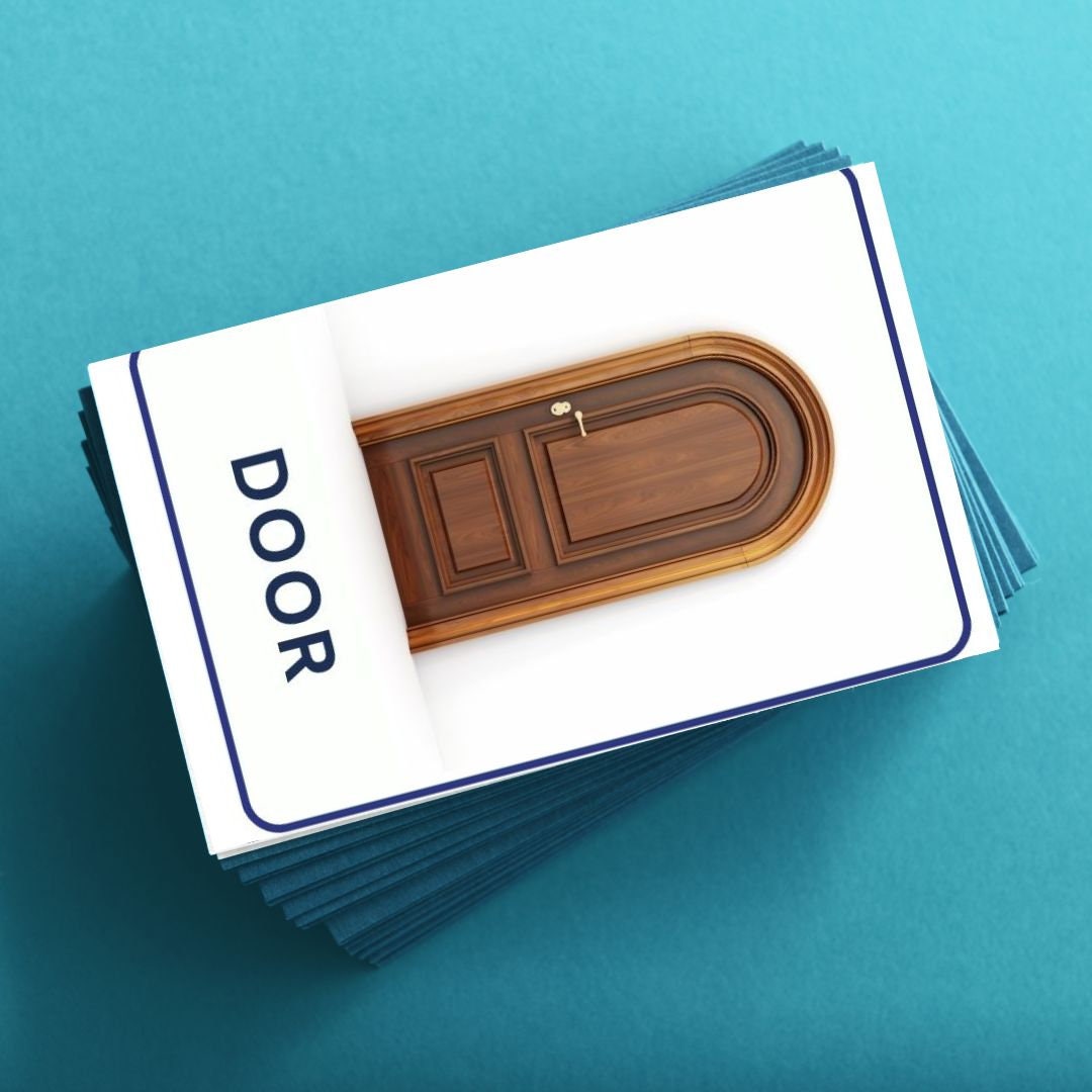 32 Household Items Montessori Flash Cards, Nomenclature Flashcards ...