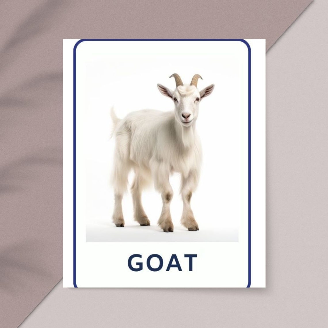 32 Domestic Animals and Birds Flashcards, Kids Printable, Nomenclature ...