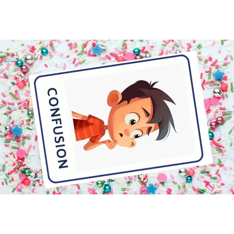 Experience Different Emotions With 32 Montessori Flash Cards ...