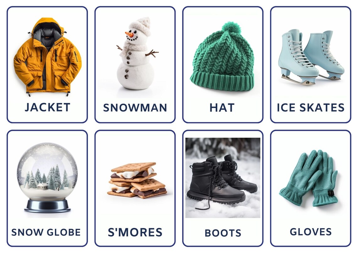 Flashcard Bundle of Nature and Landscape Bundle Includes Picnic, Forest ...