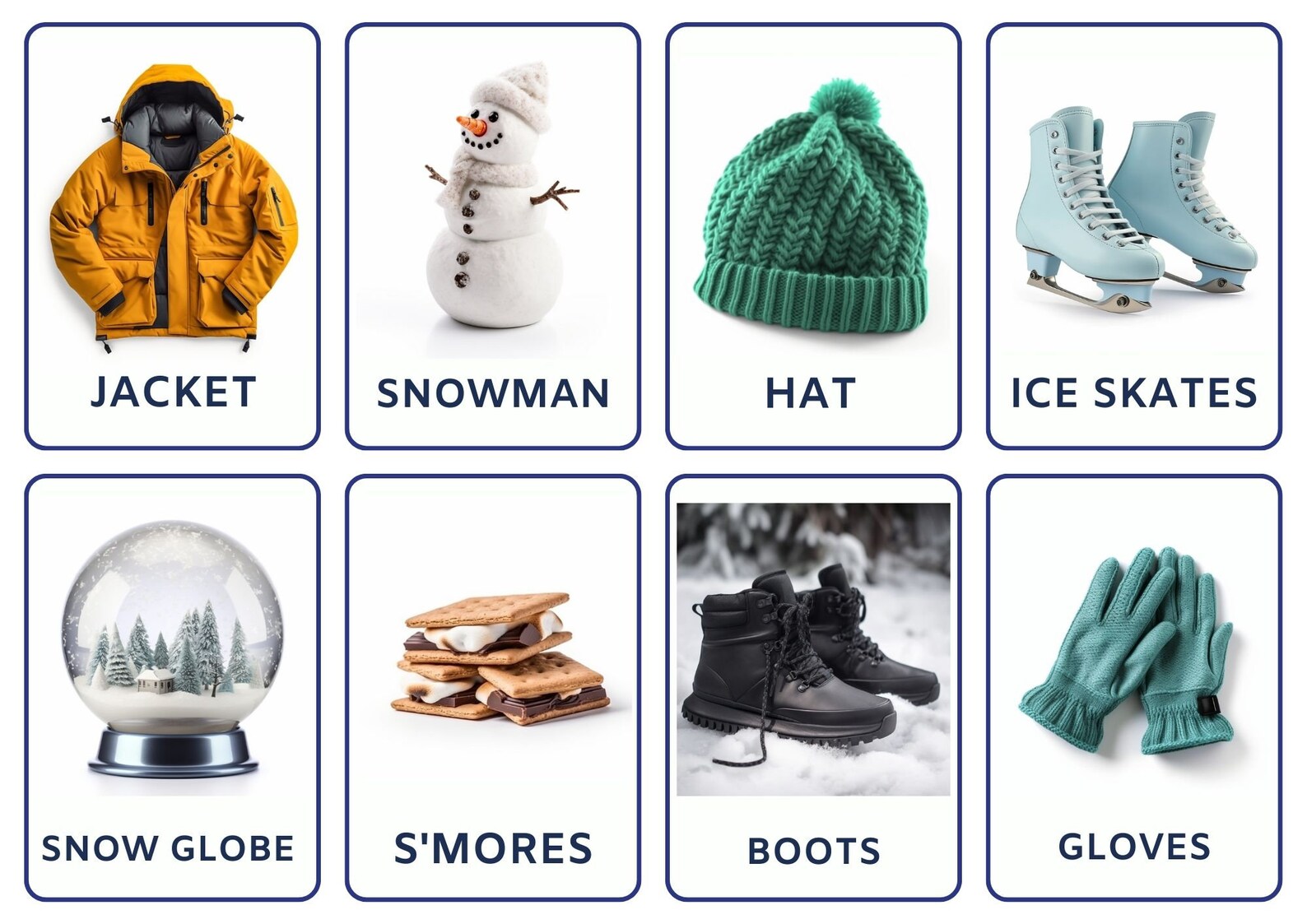 Flashcard Bundle of Nature and Landscape Bundle Includes Picnic, Forest ...