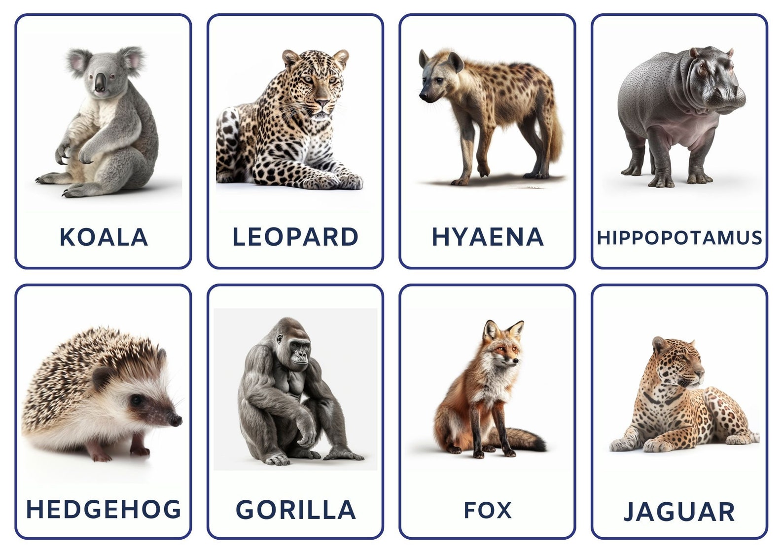 Explore the Outdoors With Our Flashcard Bundle, Safari, Ocean, Jungle ...