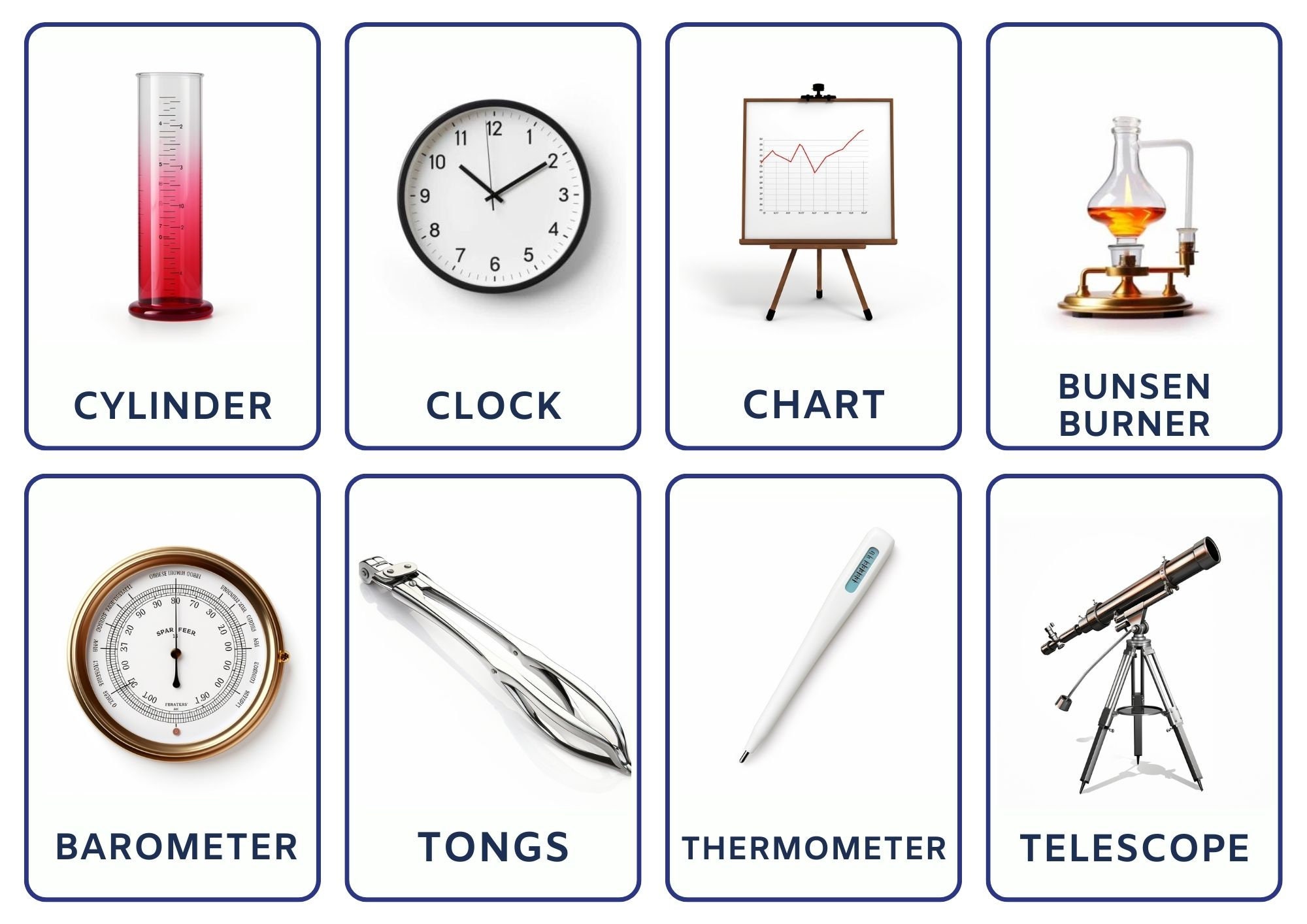 Educational Essentials Flashcard Bundle, Including Laboratory, Kids School, Colors Name ...