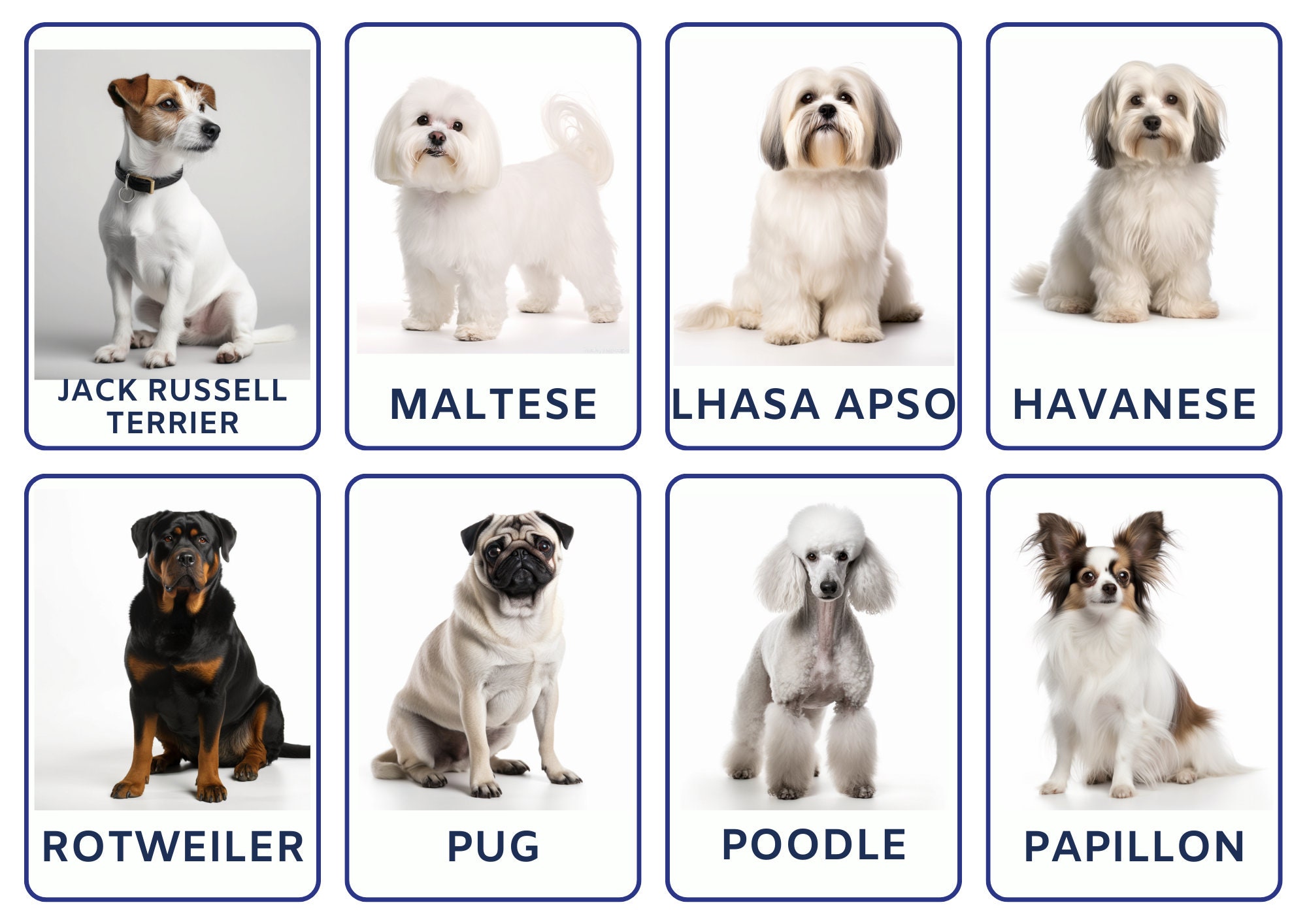 Ultimate Animal Breeds Flashcard Bundle, Including Snake Breeds, Dog ...