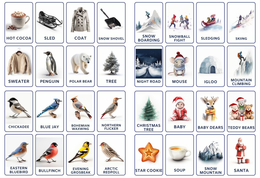 Charming Holiday Creations Flashcard Bundle, Including Winter ...
