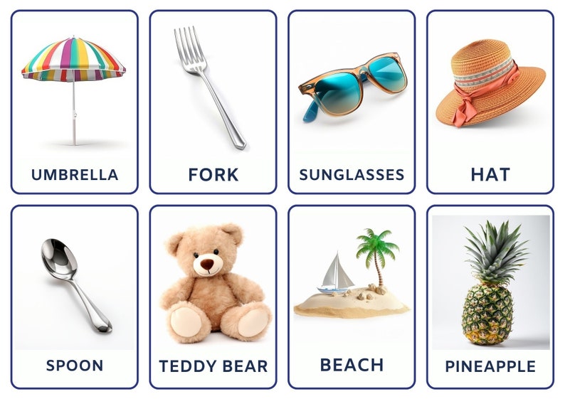 Flashcard Bundle of Kids Learning Adventures Including Toys, Kids ...