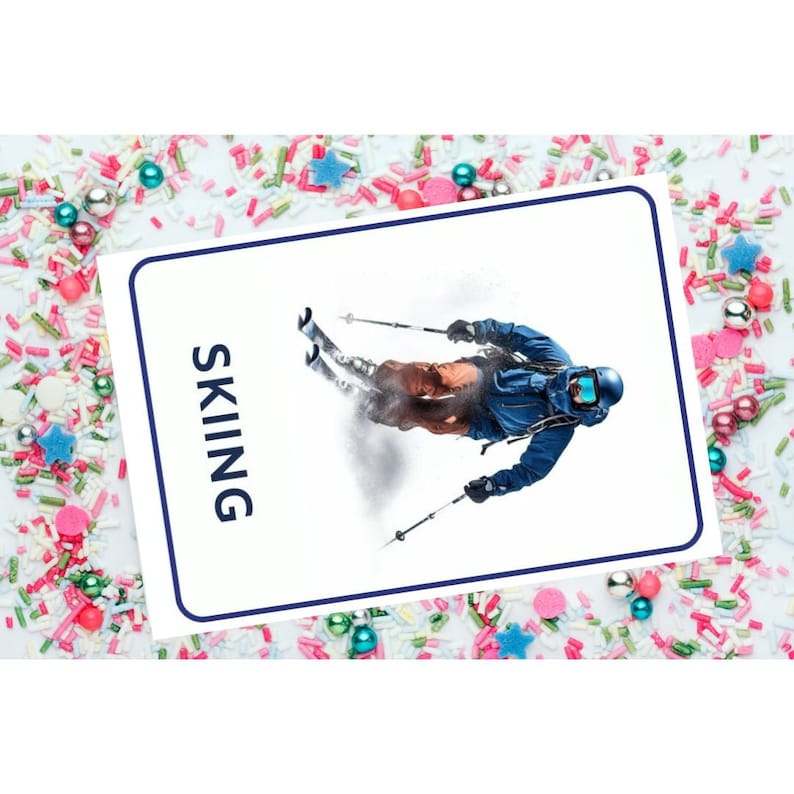 32 Winter Flashcards, Kids Printable, Nomenclature Cards, Toddler ...