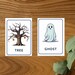 Spooky Halloween Vocabulary Flash Cards, 32 Editable Montessori Cards ...
