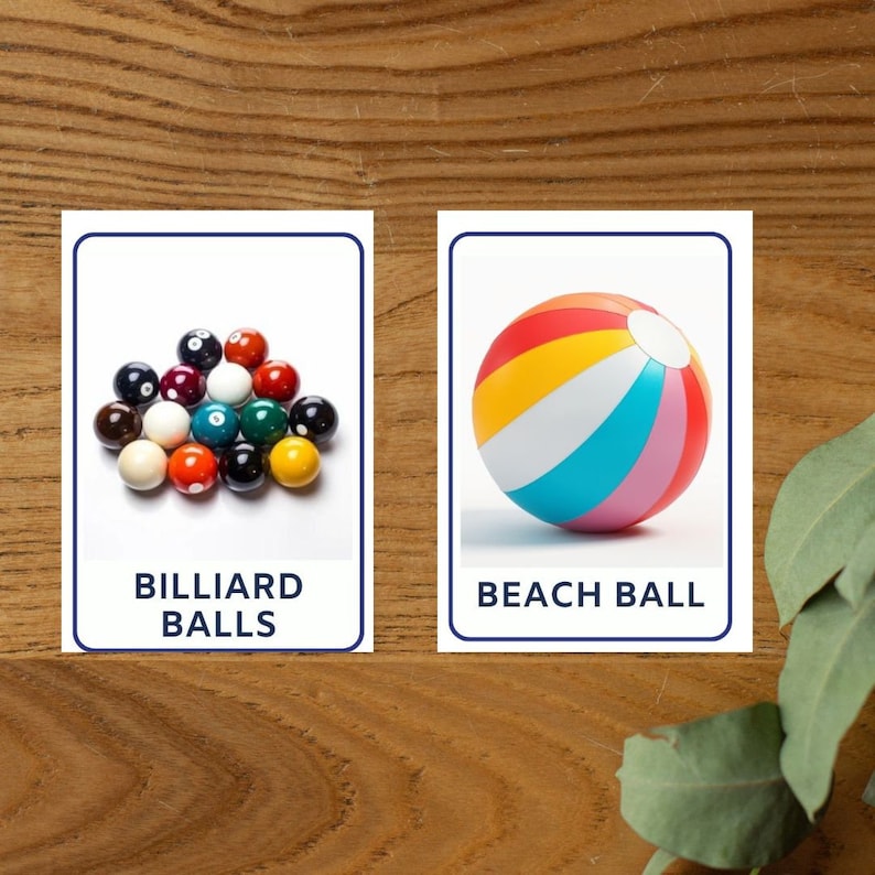 Enjoy 32 Sports Balls Flashcards for Kids, Preschoolers, Nomenclature ...
