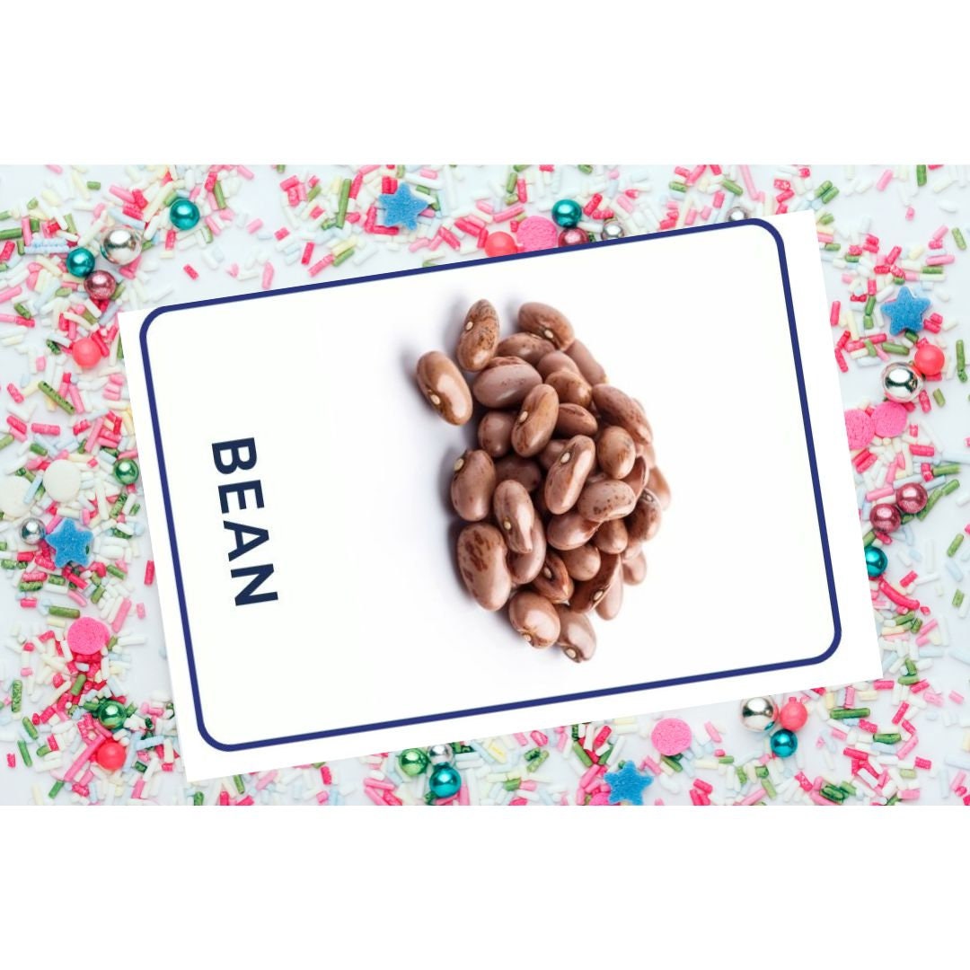 SEEDS Montessori Flash Cards, Real Pictures, 32 Editable Cards for ...