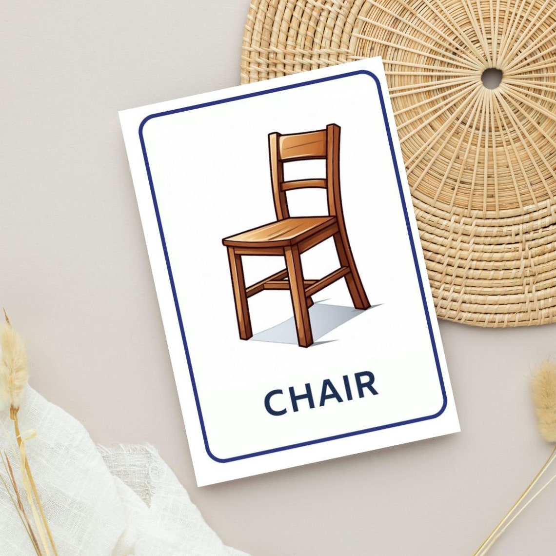 32 Kids School Flashcards, Kids Printable, Nomenclature Cards, Toddler ...