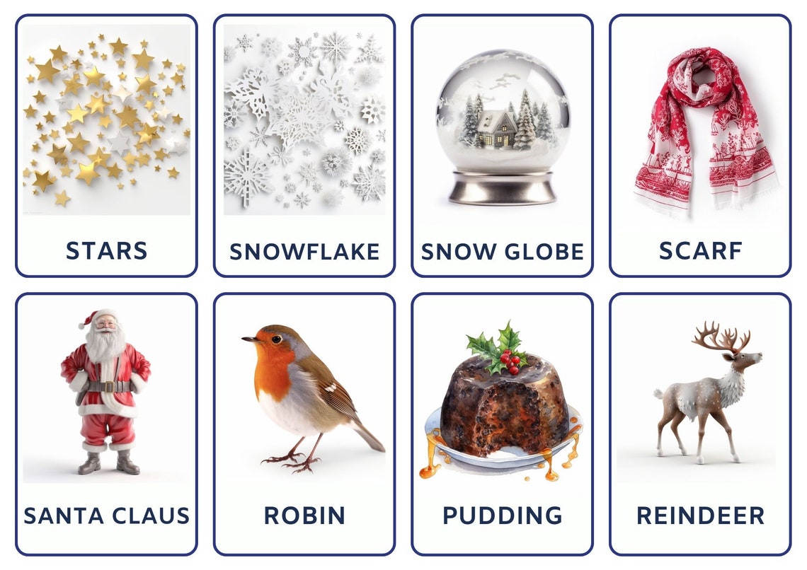 Charming Holiday Creations Flashcard Bundle, Including Winter ...