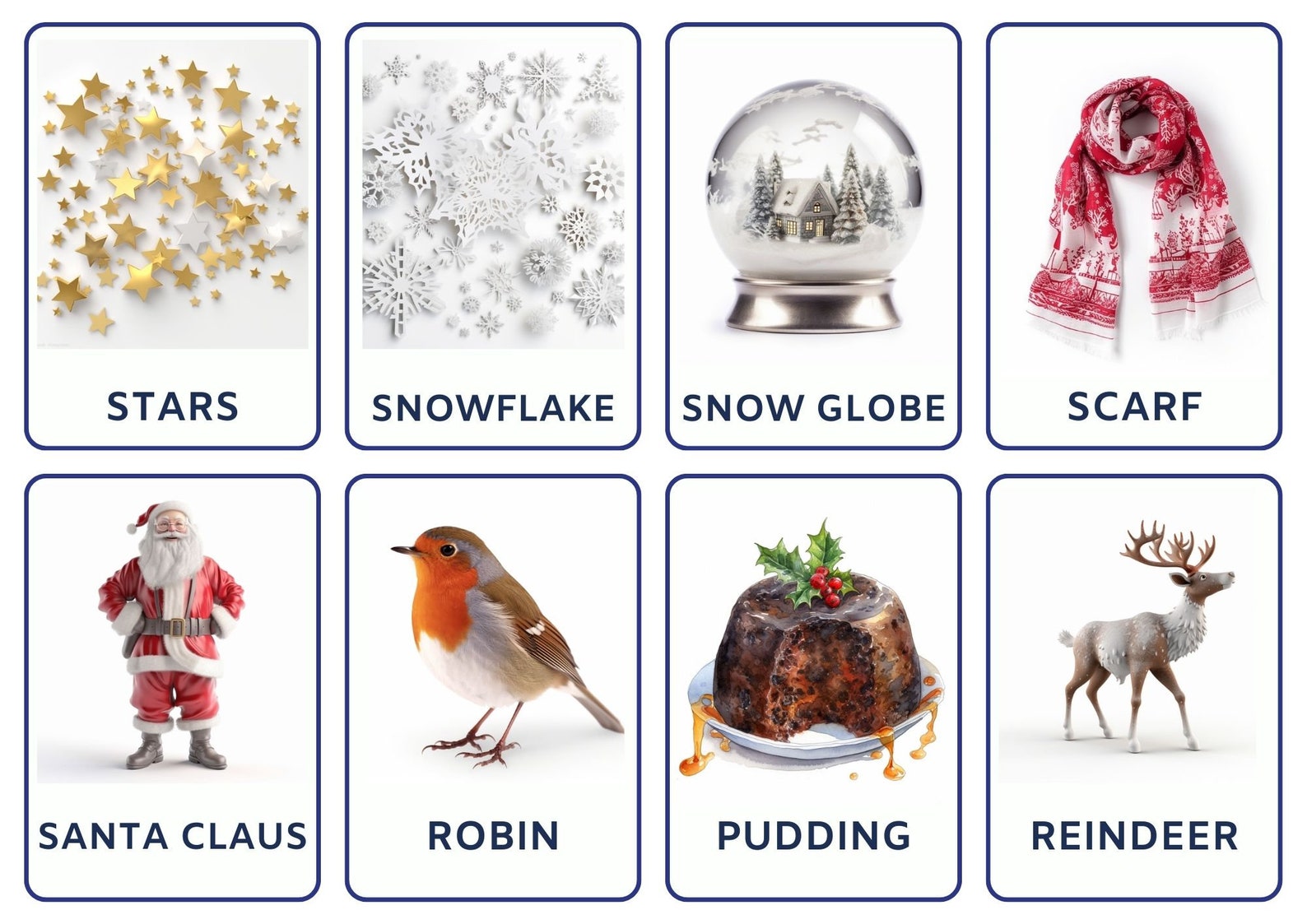 Charming Holiday Creations Flashcard Bundle, Including Winter ...