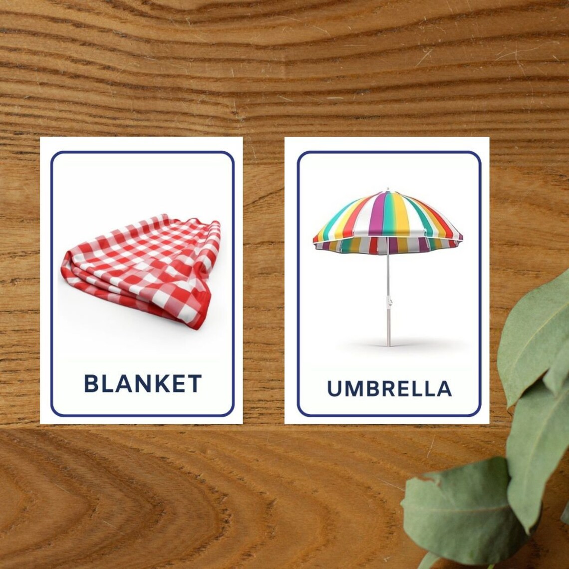 32 Picnic Flashcards, Kids Printable, Nomenclature Cards, Toddler ...
