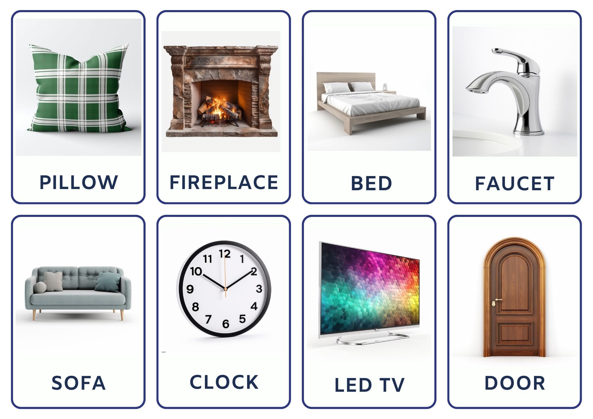 Household Items Flashcard Bundle, Including Technology, Tools ...