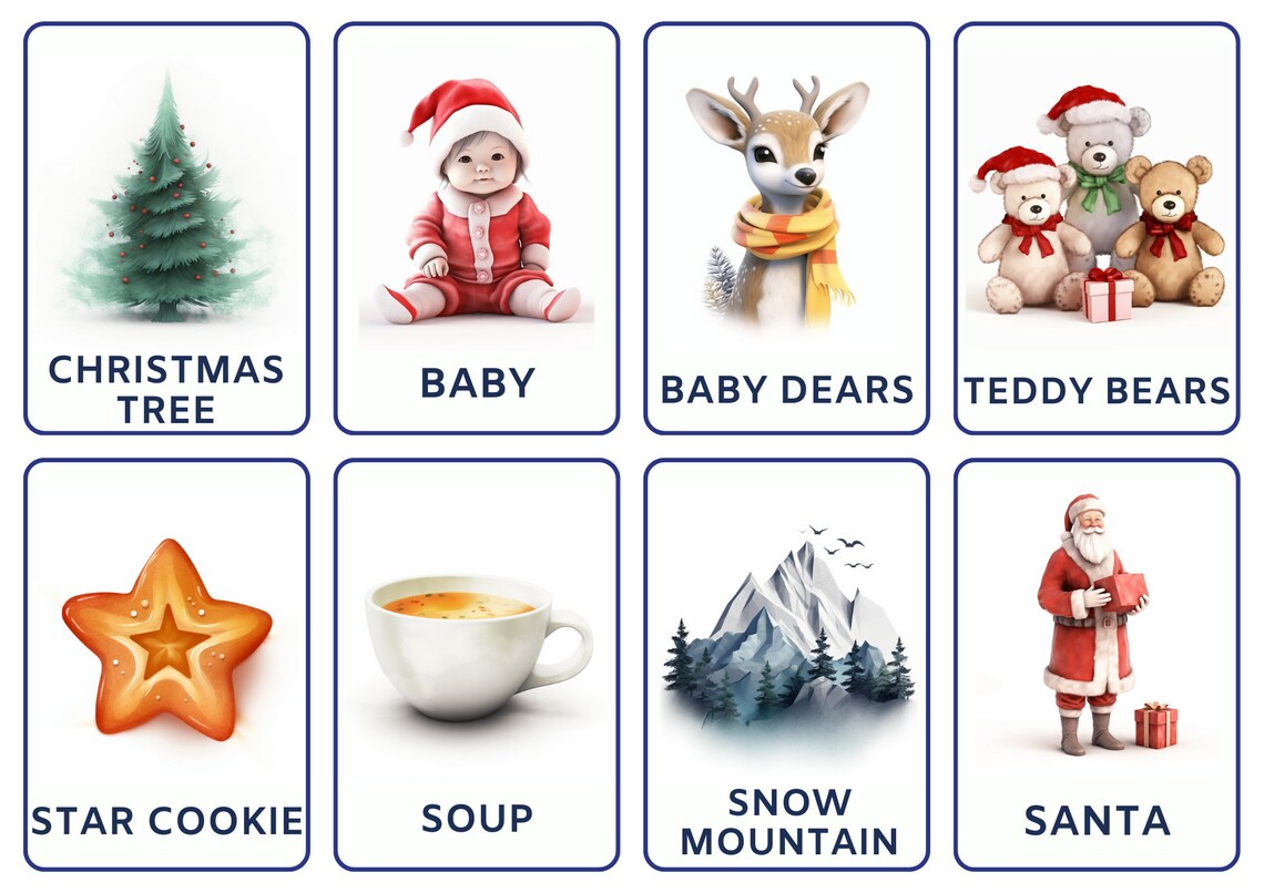 Charming Holiday Creations Flashcard Bundle, Including Winter ...