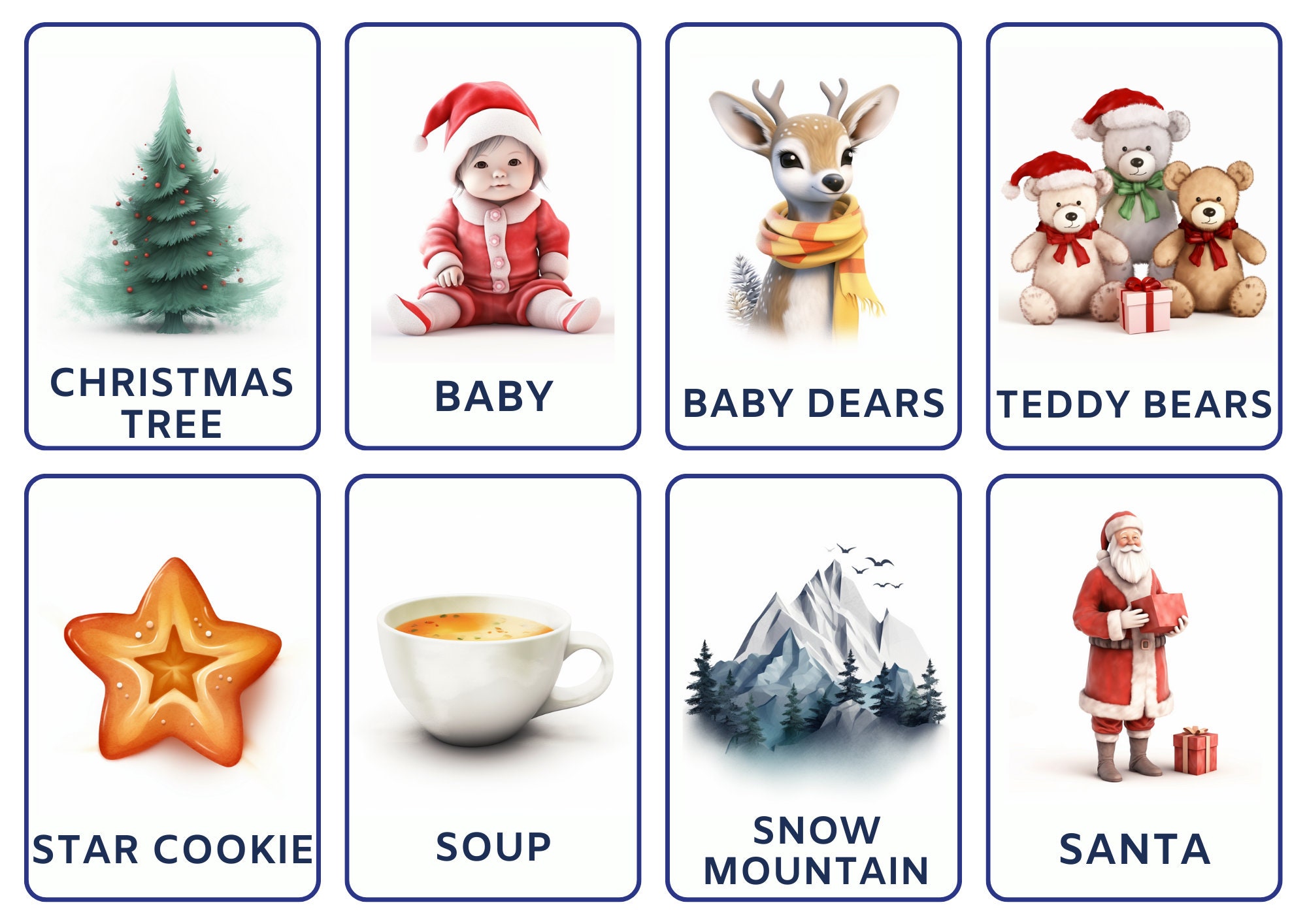 Charming Holiday Creations Flashcard Bundle, Including Winter ...