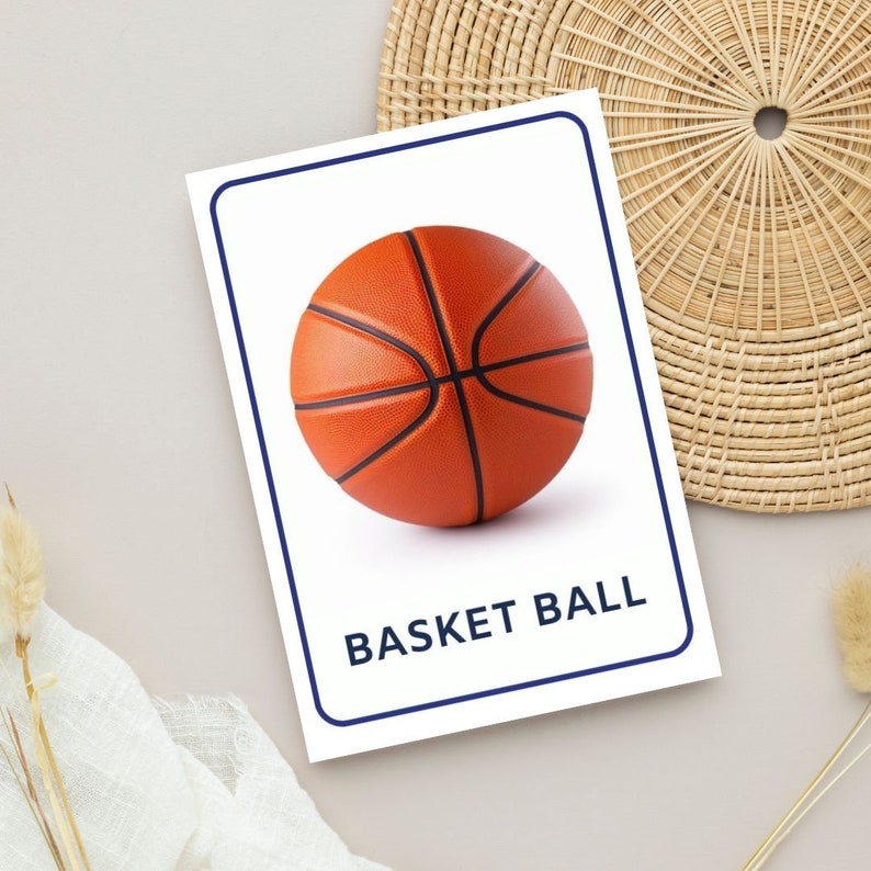 Enjoy 32 Sports Balls Flashcards for Kids, Preschoolers, Nomenclature ...