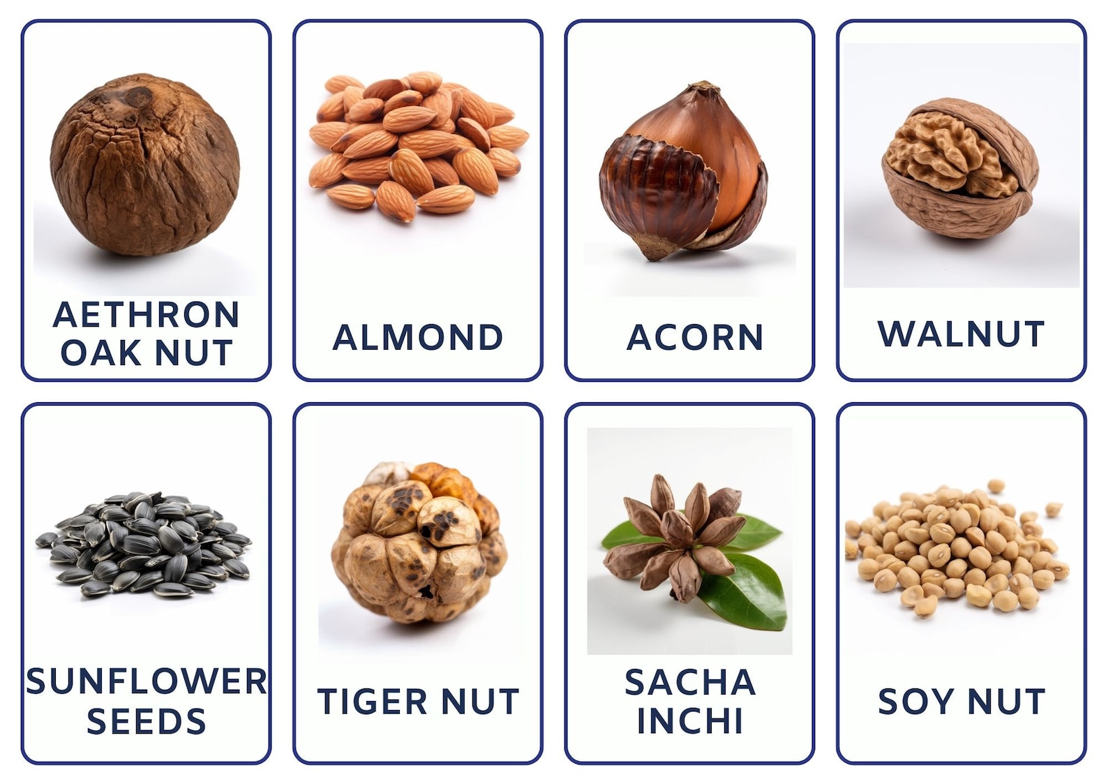 Health and Nutrition Flashcard Bundle, Including Fruits, Breakfast ...