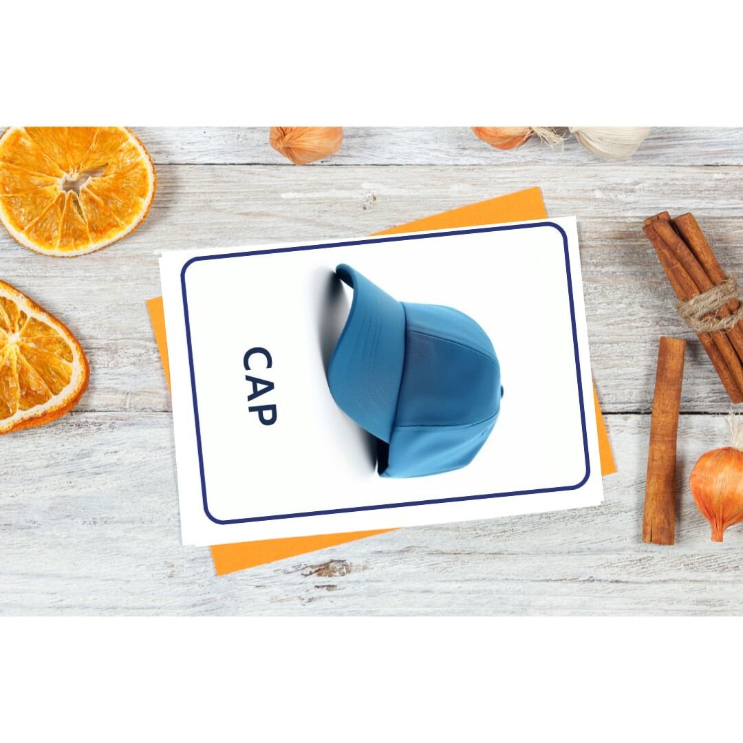 32 Clothing Flashcards, Image Cards for Kids, Clothes Cards ...