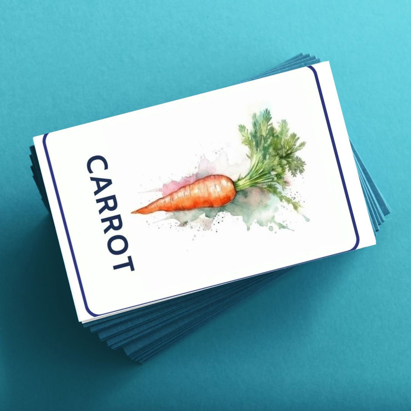 32 Vegetables Flashcards, Image Cards for Kids, Preschool, Nomenclature ...