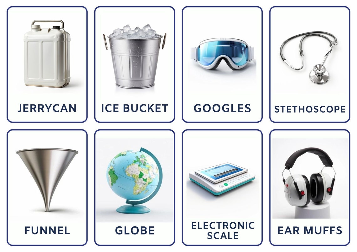 Flashcard Bundle of Educational Environments Bundle Includes Furniture ...