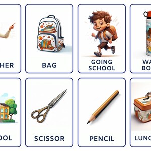 Flashcard Bundle of Kids Learning Adventures Including Toys, Kids ...