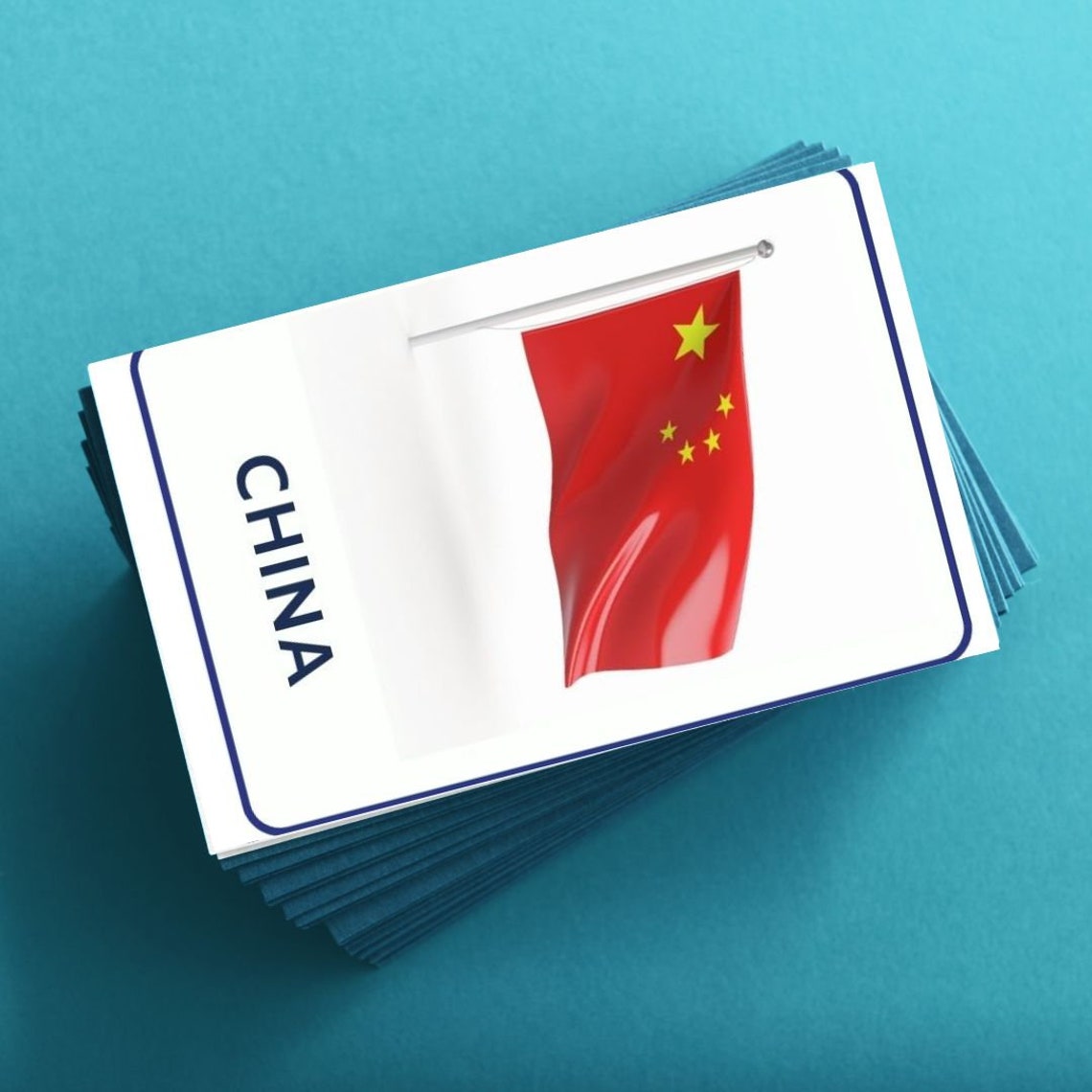 32 Flags Flashcards, Image Cards for Kids, Preschool, Nomenclature ...