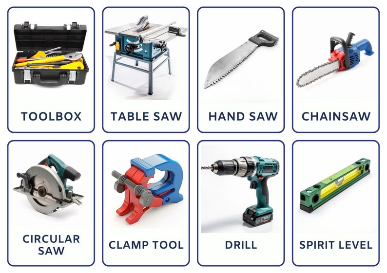 Flashcard Bundle of Kitchen and Tools Bundle Includes Vegetables, in ...