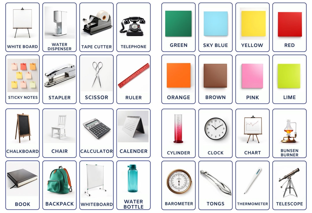 Educational Essentials Flashcard Bundle, Including Laboratory, Kids ...