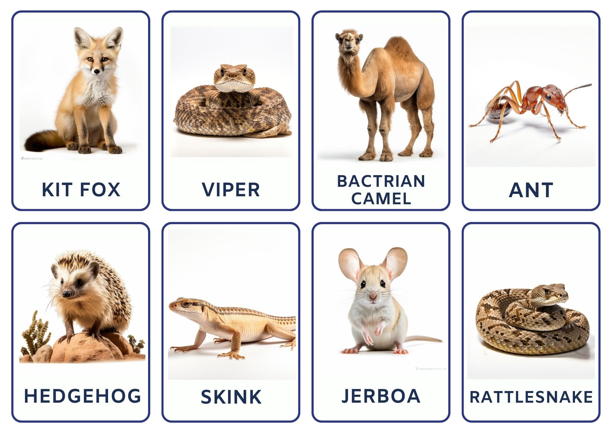 Flashcard Bundle of Wildlife Diversity Includes Australian Animals ...