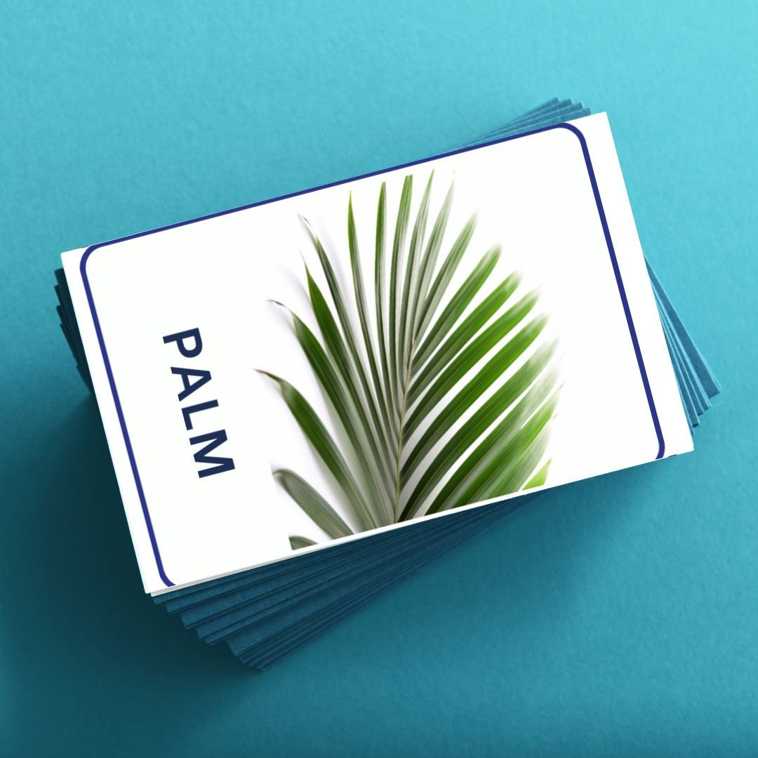 Discover Plant Leaves With 32 Editable Montessori Flash Cards ...