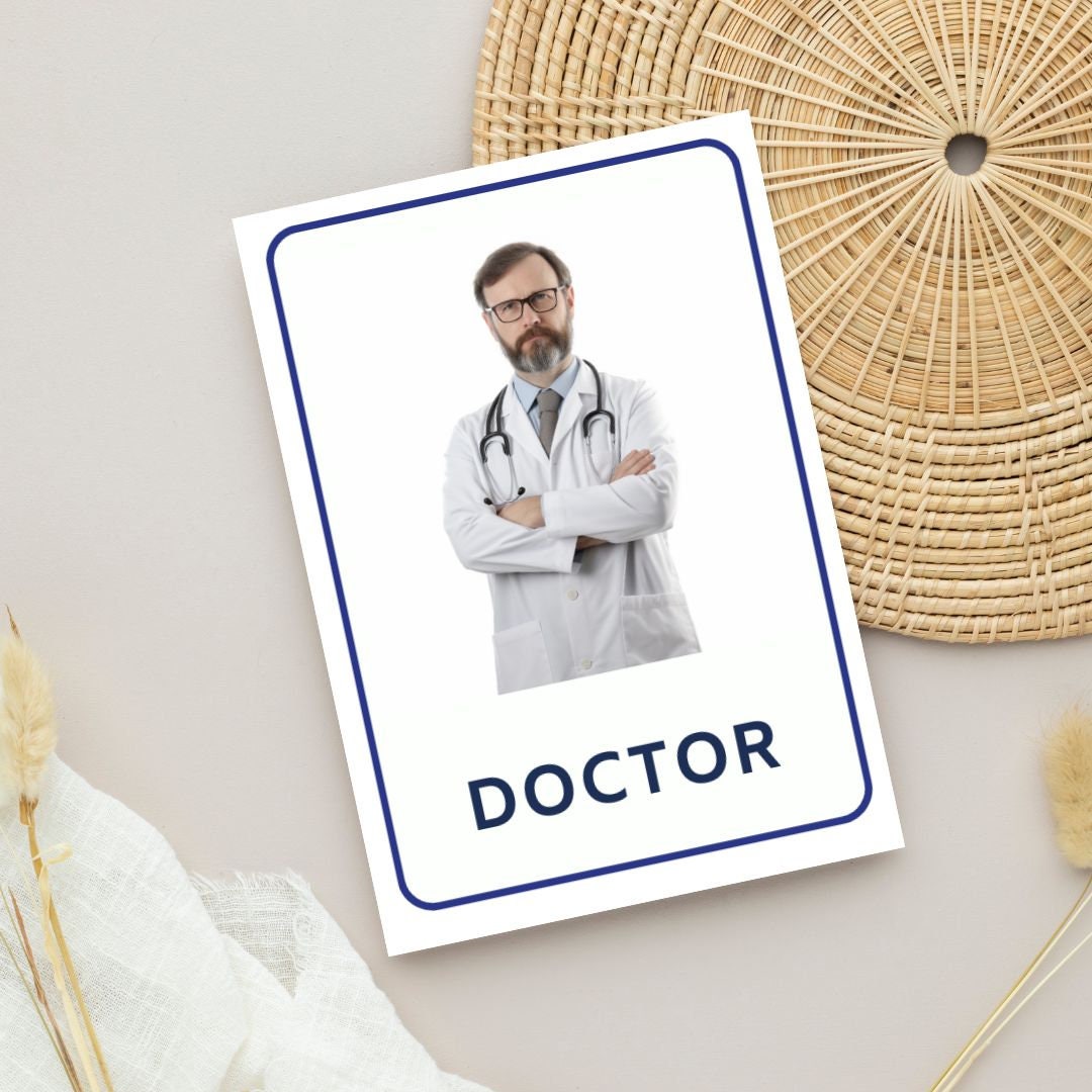 32 Professions Flashcards for Kids and Preschoolers, Discover ...