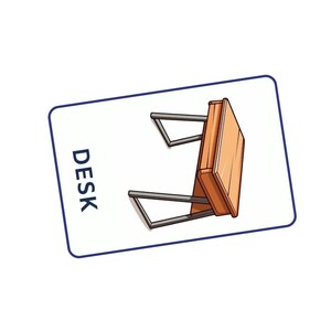 32 Kids School Flashcards, Kids Printable, Nomenclature Cards, Toddler ...