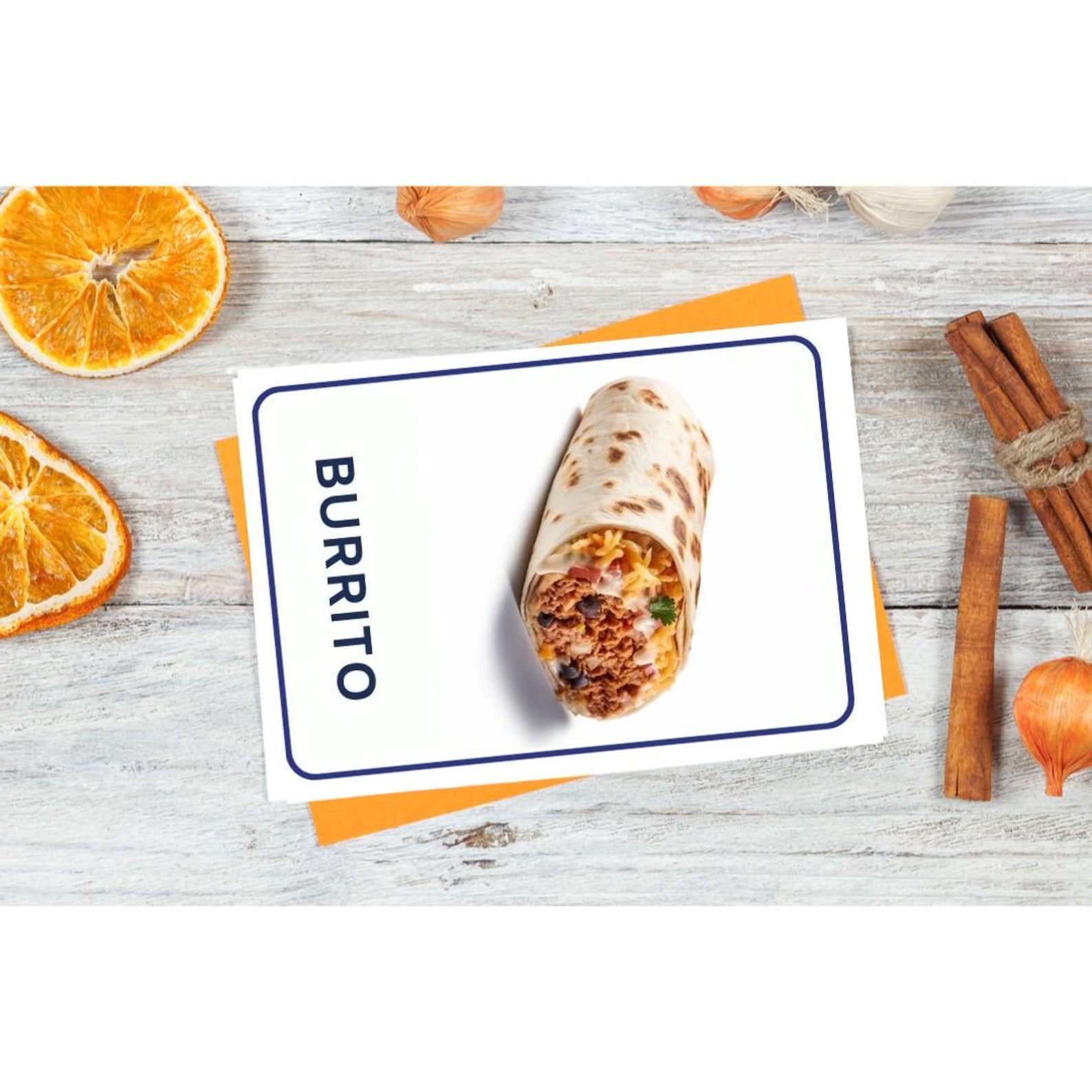 32 Fast Food Flashcards, Kids Printable, Nomenclature Cards, Toddler ...