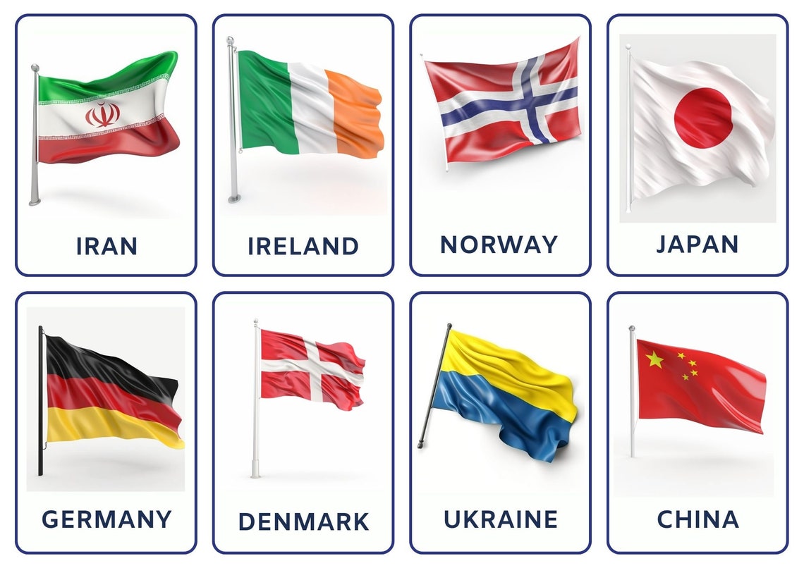 Flashcard Bundle of World Exploration Bundle Including Australian ...