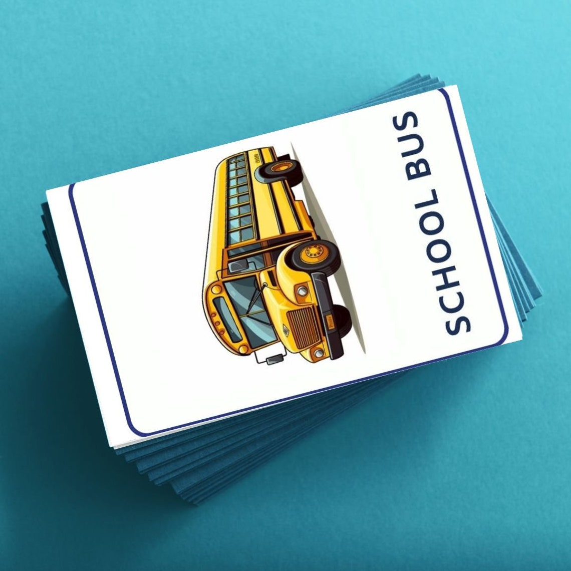 32 Kids School Flashcards, Kids Printable, Nomenclature Cards, Toddler ...