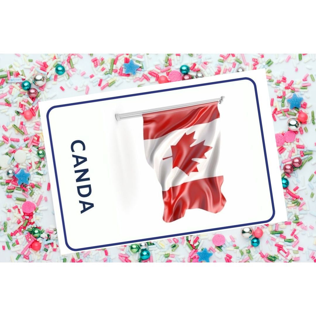 32 Flags Flashcards, Image Cards for Kids, Preschool, Nomenclature ...