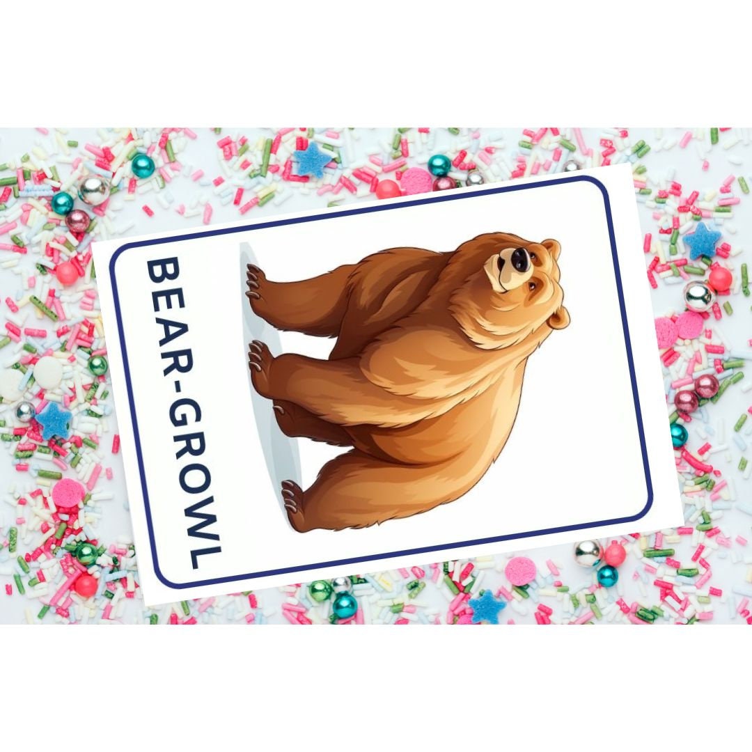 32 Animals Sounds Flashcards, Kids Printable, Nomenclature Cards ...