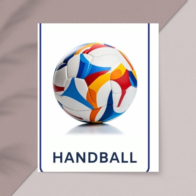 Enjoy 32 Sports Balls Flashcards for Kids, Preschoolers, Nomenclature ...