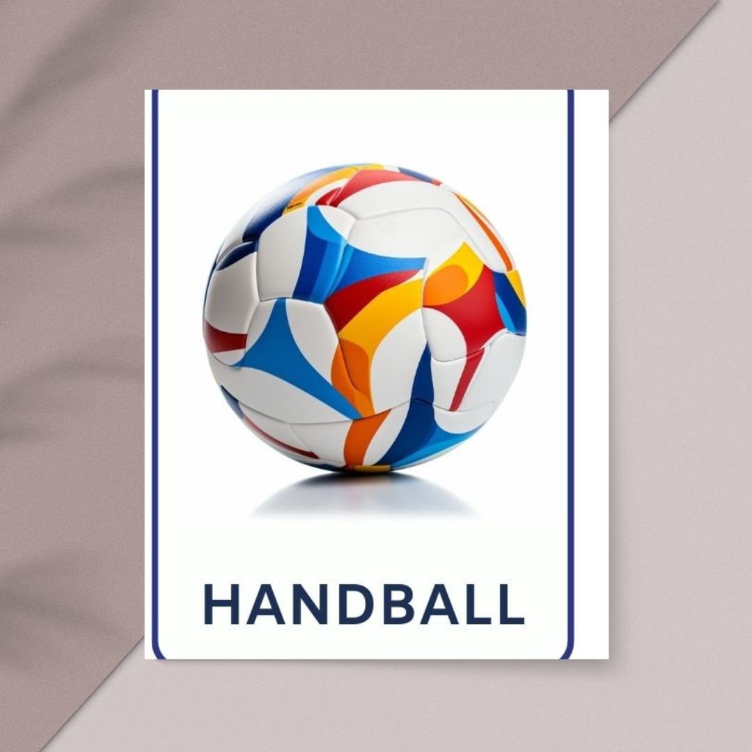 Enjoy 32 Sports Balls Flashcards for Kids, Preschoolers, Nomenclature ...