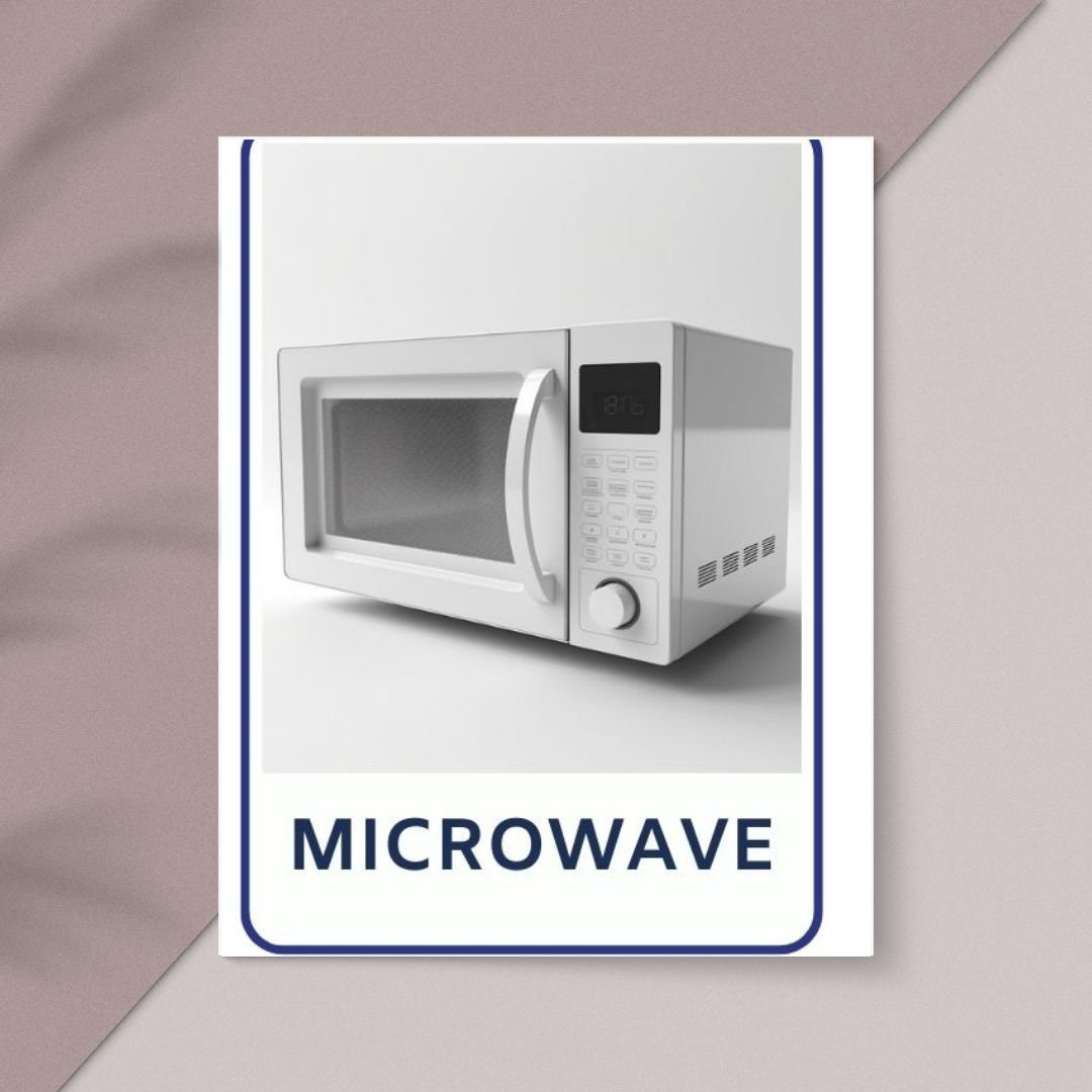 In the Kitchen Flash Cards, 32 Editable Montessori Cards With Real ...