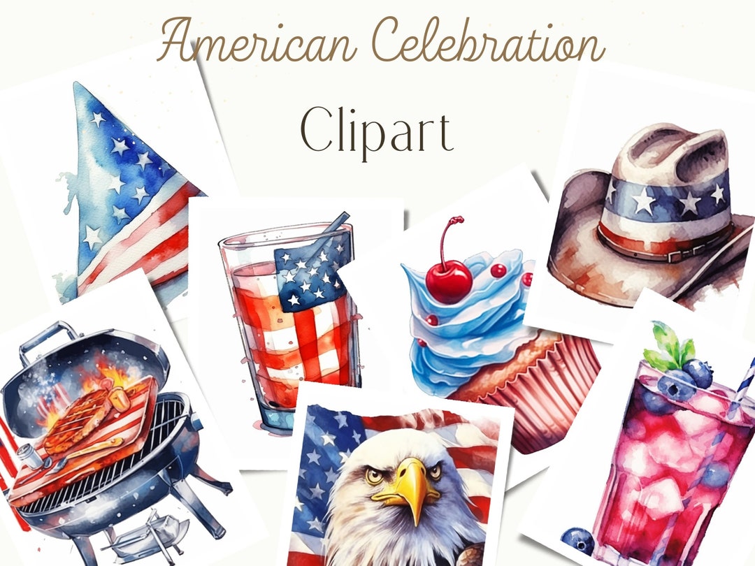 4th of July Clipart, 30 Transparent Pngs, Independence Day Clip Art ...