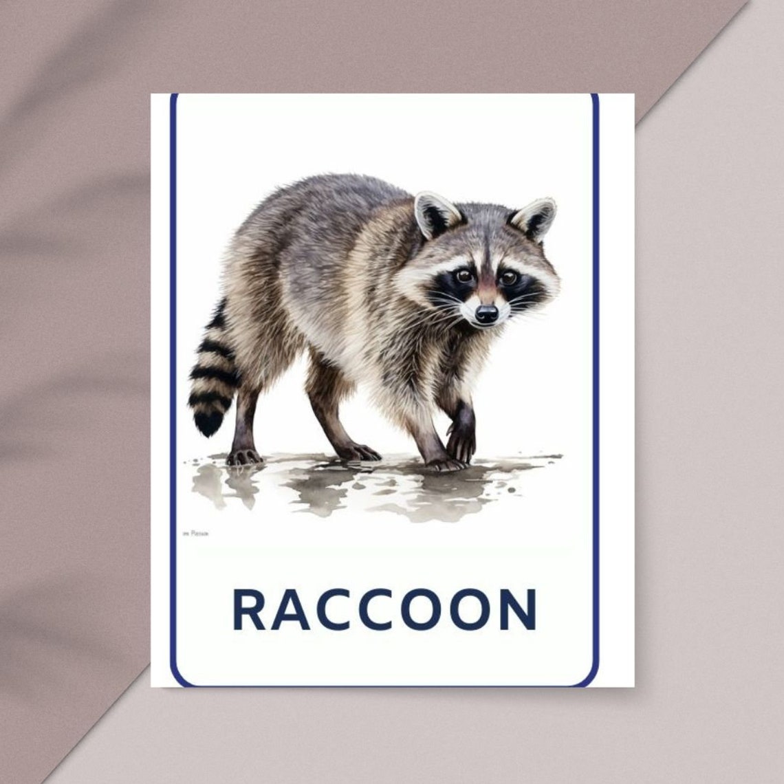 32 Woodland Animals Flashcards, Kids Printable, Nomenclature Cards ...