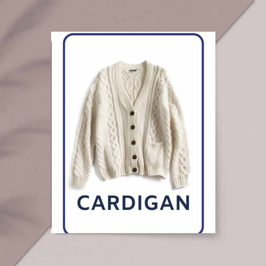 32 Clothing Flashcards, Image Cards for Kids, Clothes Cards ...
