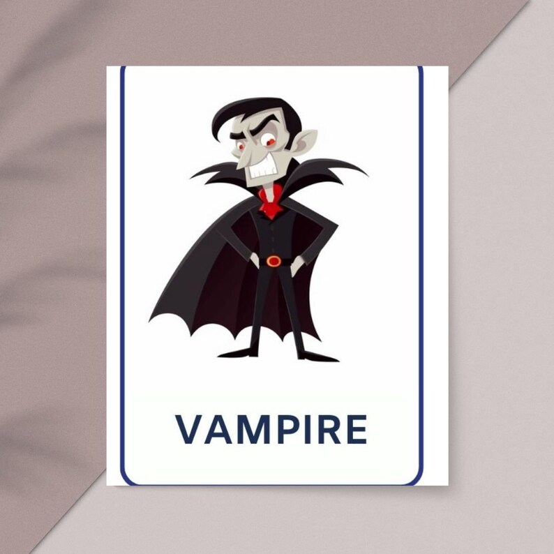 Spooky Halloween Vocabulary Flash Cards, 32 Editable Montessori Cards ...