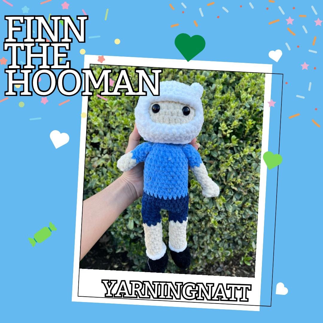 Finn the Human Crochet Pattern - Etsy