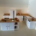 7 Piece Oak Dollhouse Kitchen Set by Town Square Miniatures With ...